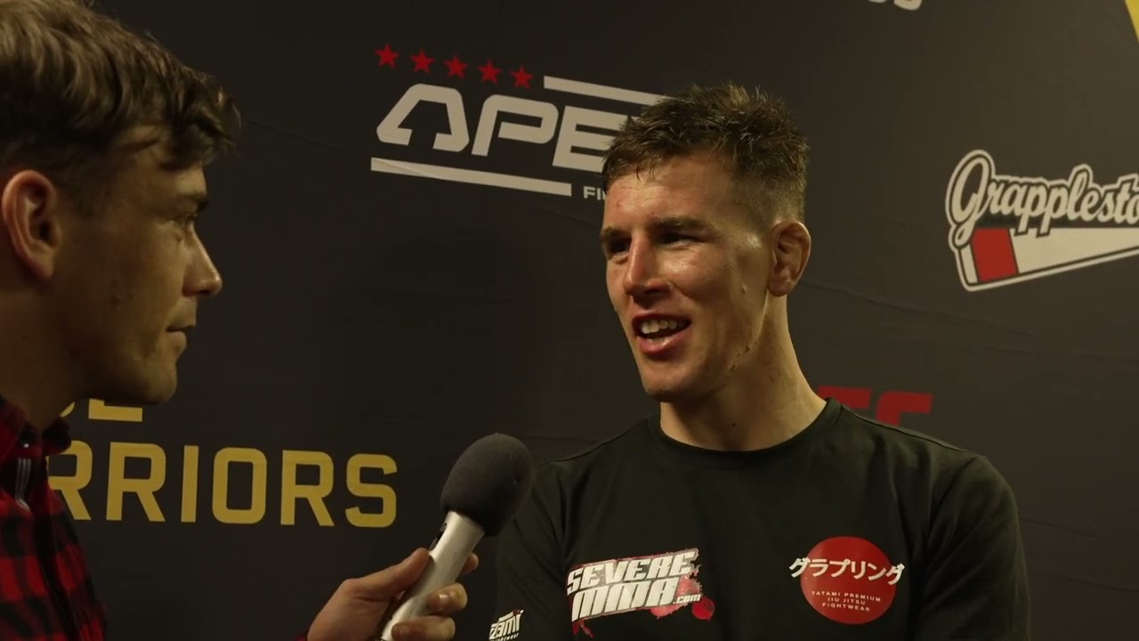 Video - Post Fight Interview with James Sheehan at Cage Warriors Belfast