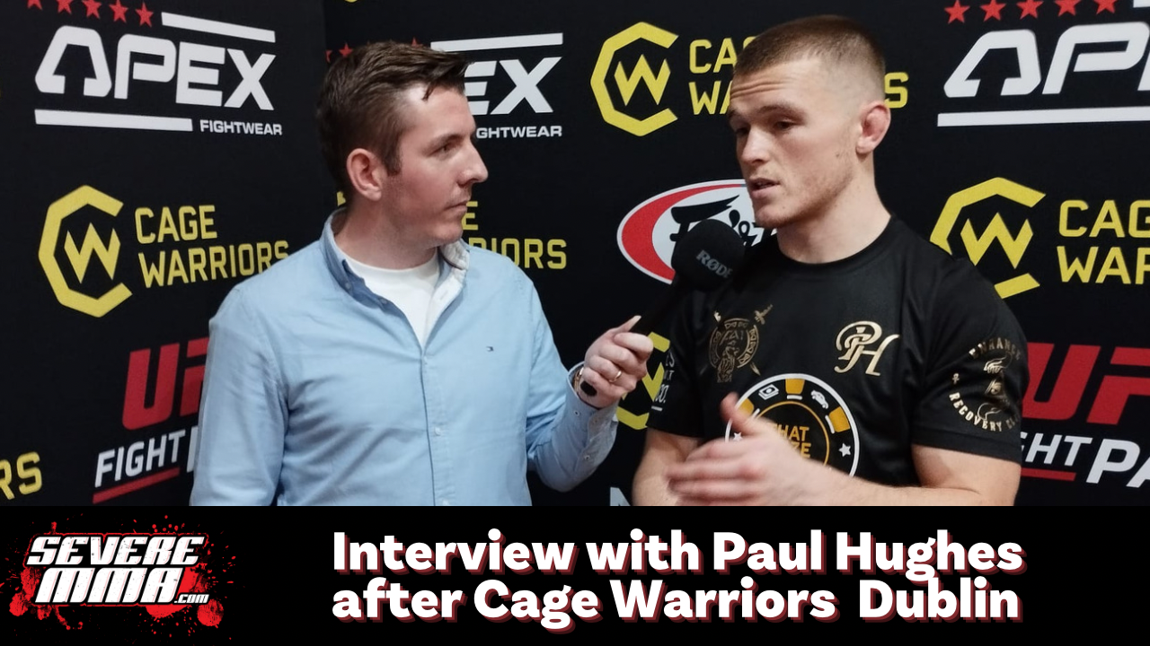 Video - Interview with Paul Hughes after Cage Warriors Dublin