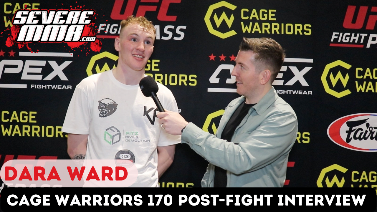 Video - Dara Ward Cage Warriors 170 Post-Fight Interview